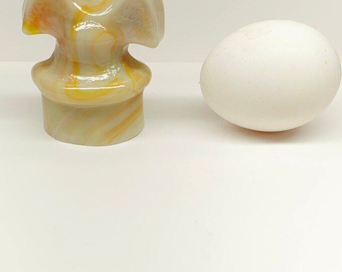 Orange Burmese Mini Mickey Mouse Glass Insulator Uranium Glow - Etsy