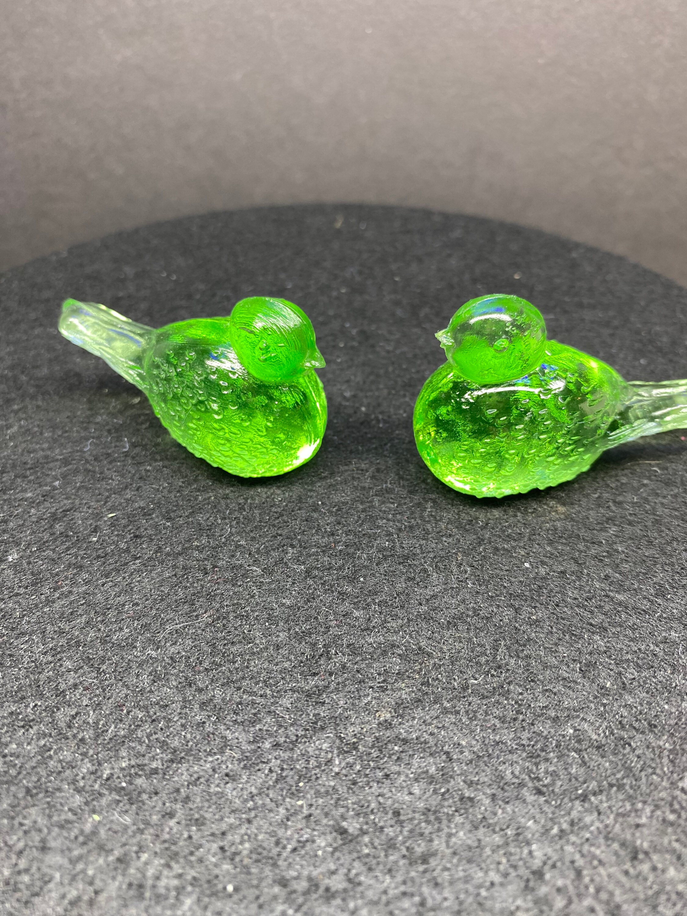 Vintage Small Uranium Chubby Birds - Etsy