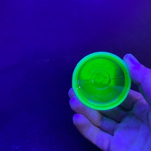 Uranium Glass Strain Insulator Circuit Fuse on the Font (emerald) - Etsy