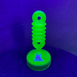 Uranium Glass Strain Insulator Circuit Fuse on the Font (emerald) - Etsy