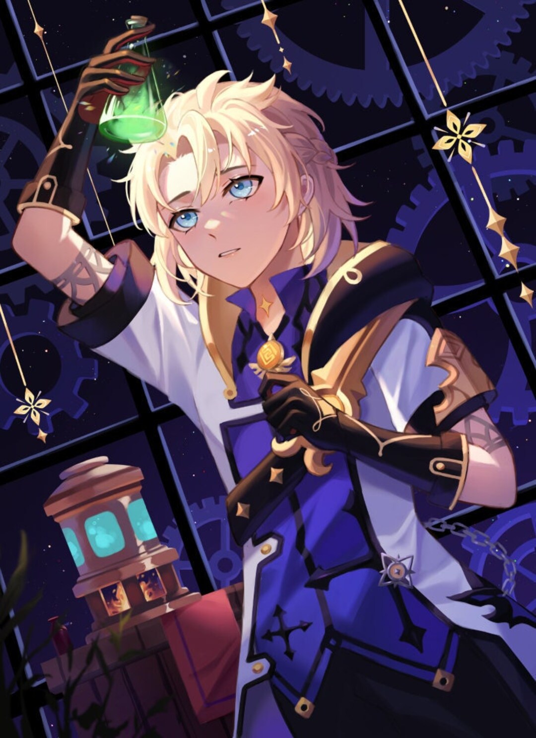 Genshin Impact Albedo Print 8x11 - Etsy