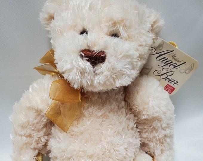Gotta Get Gund Musical Angel Teddy Bear. Plays jesus Love Me. Vintage ...