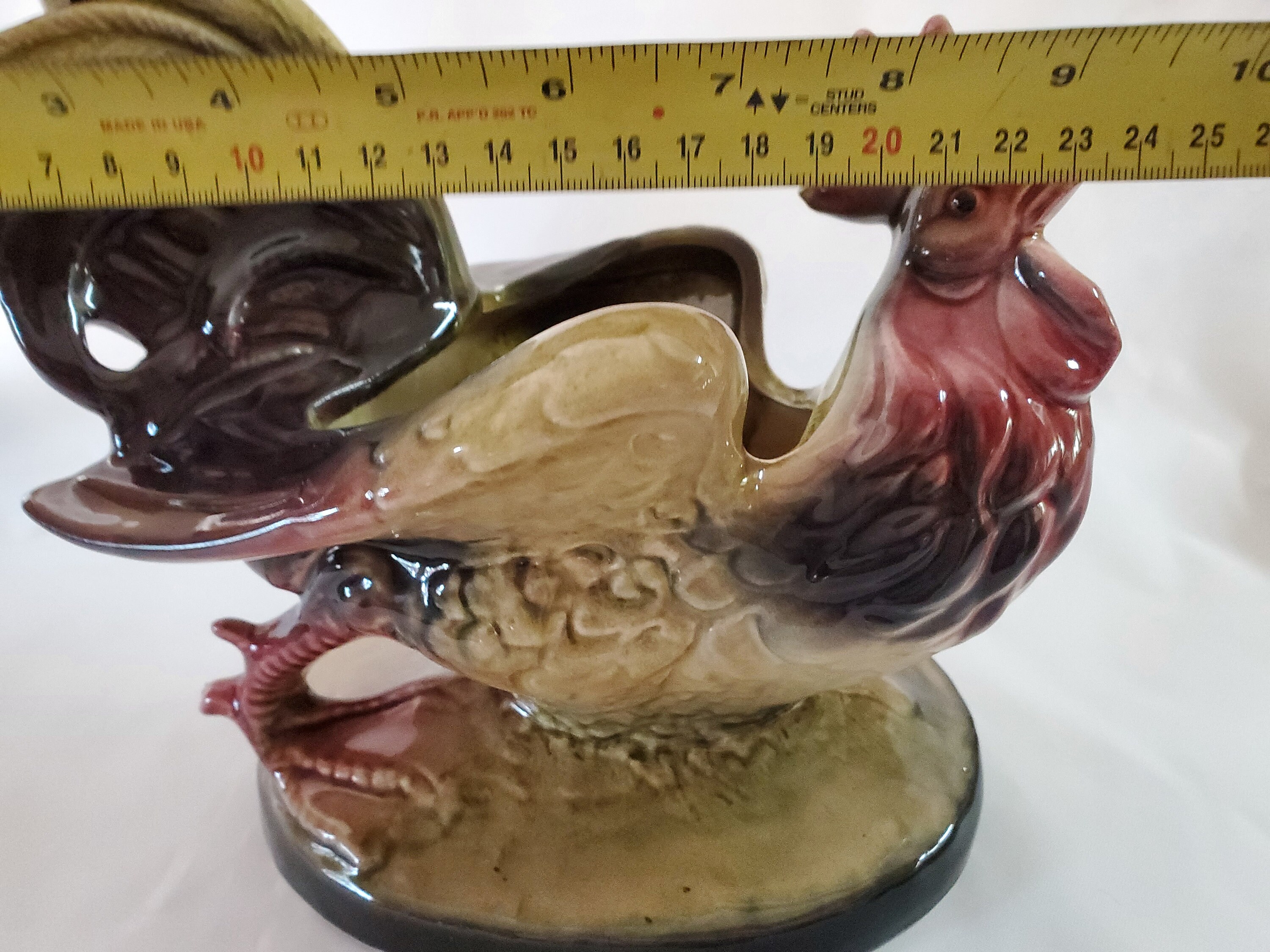 Vintage Hull USA Pottery Bantam Rooster Planter 54 Immaculate Made in ...