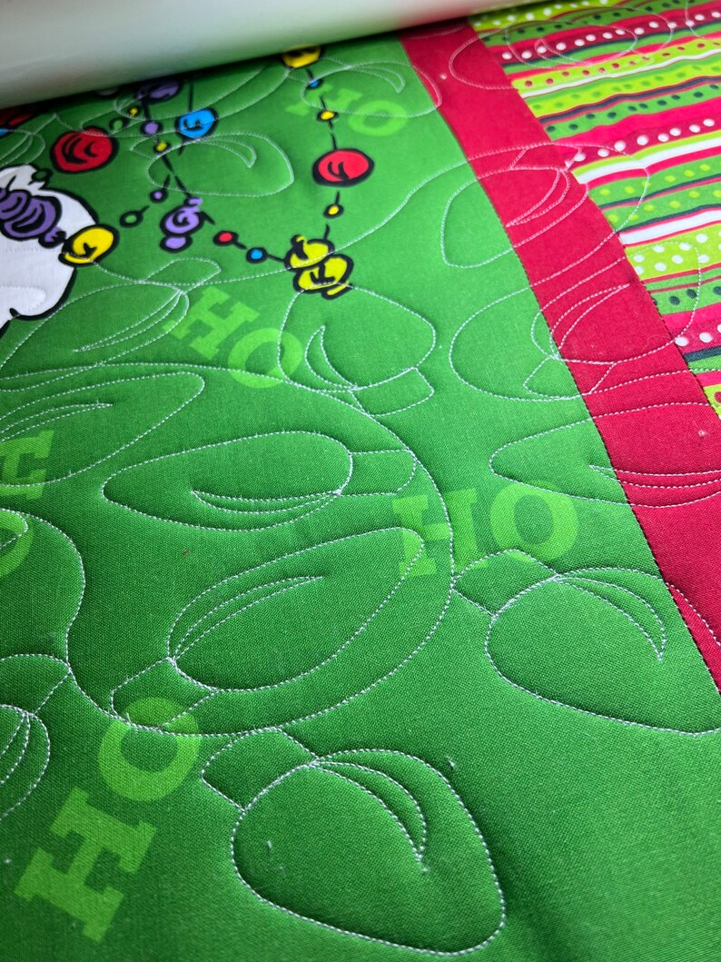 Twin Grinch Christmas Quilt - Etsy