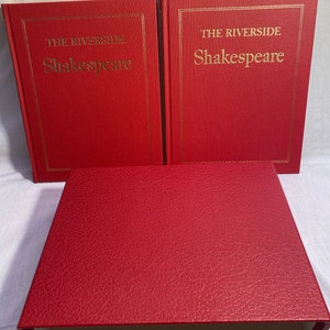 Red Hardcover Reproduction the Riverside by William Shakespeare 1974 - Etsy