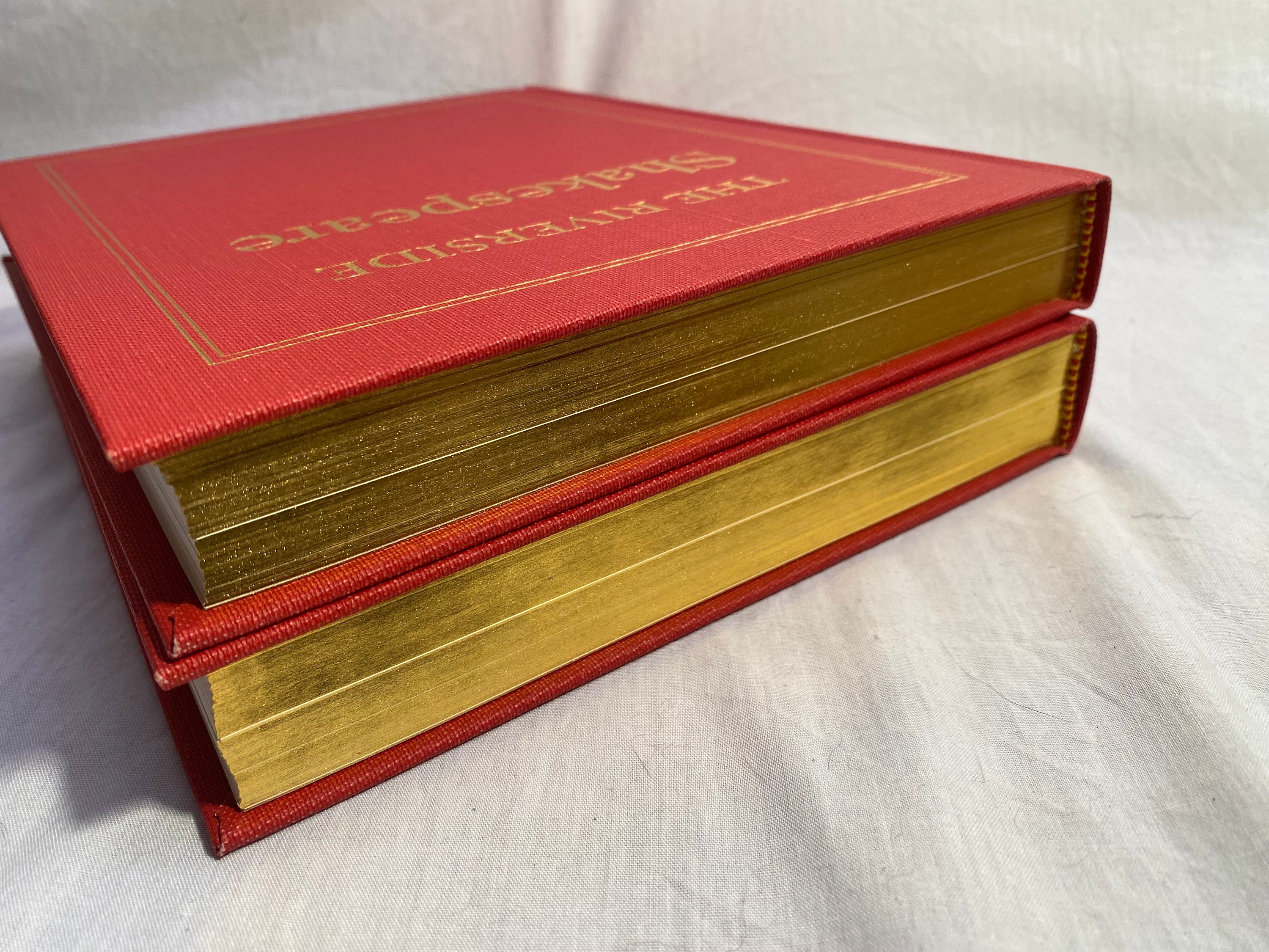 Red Hardcover Reproduction the Riverside by William Shakespeare 1974 - Etsy