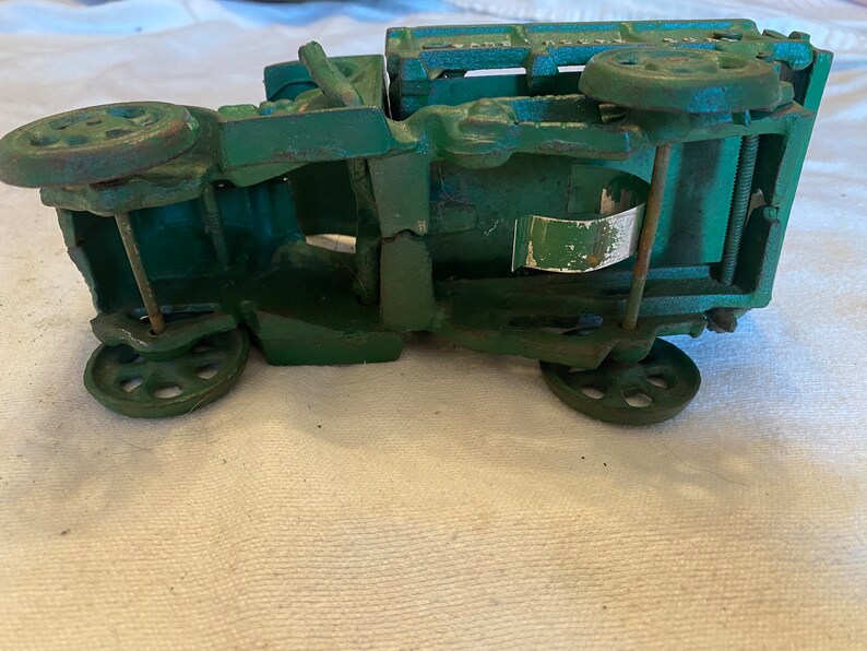 Vintage Sand Rocks Coal Cast Iron Green Dump Truck - Etsy
