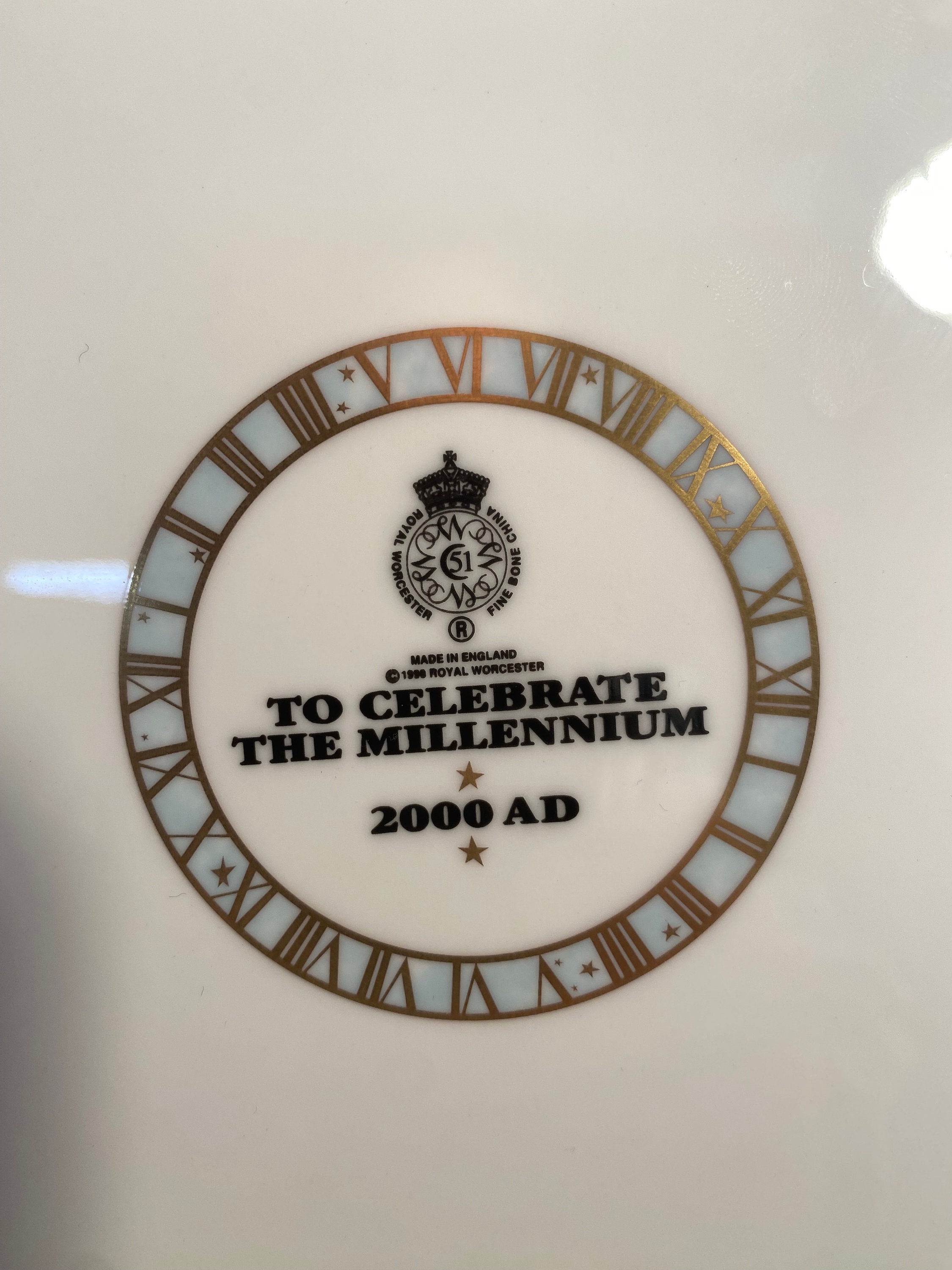 Royal Worcester Millenium Collector Plate - Etsy