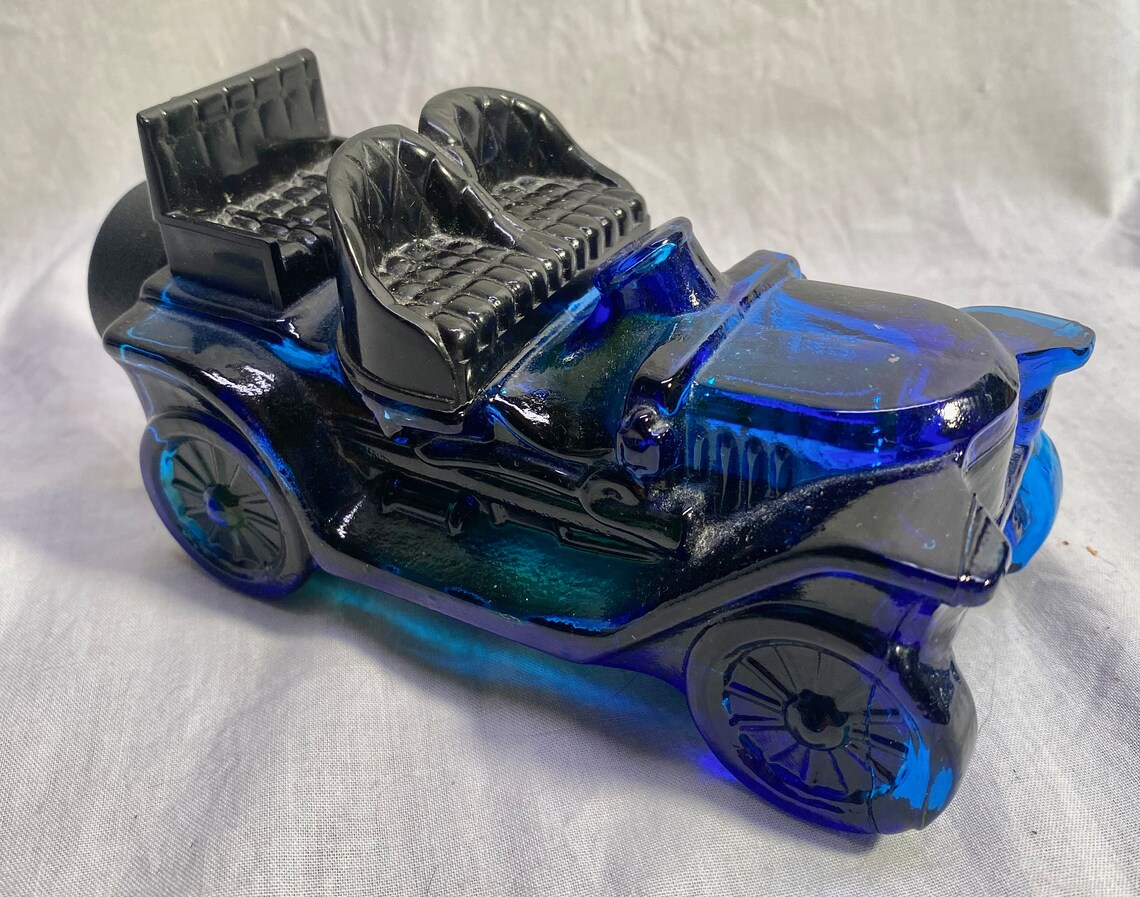 Vintage Avon Blue Glass Automobile Bottles 1970s Lot of 7 - Etsy