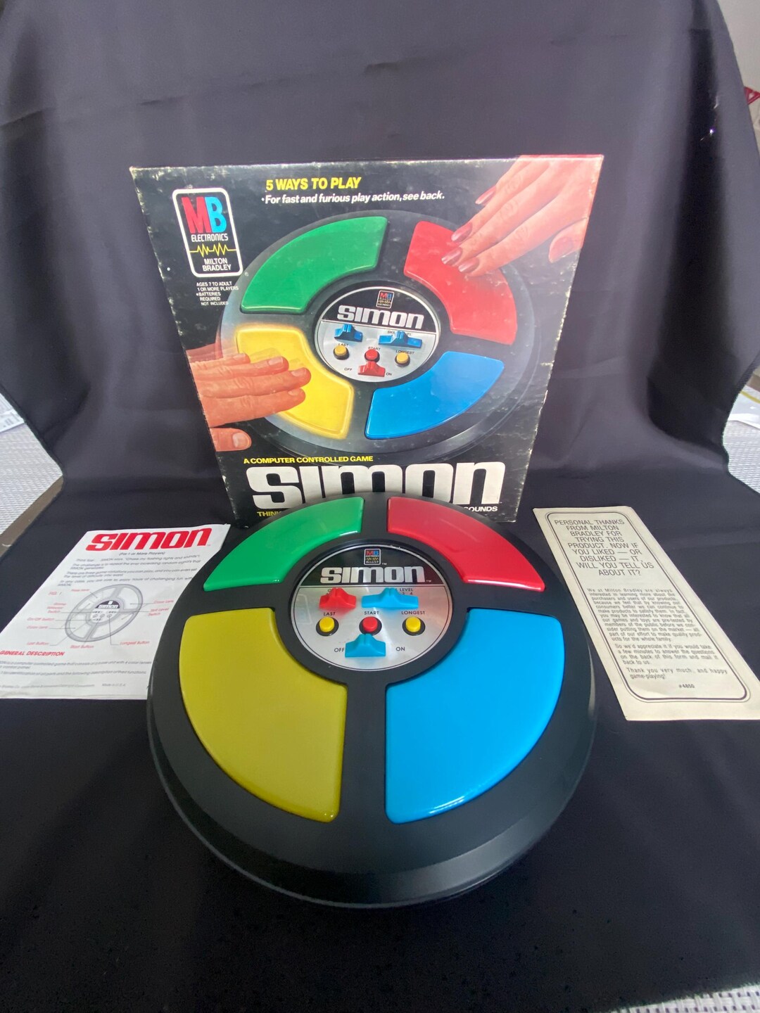 The Original 1978 Vintage Simon Game. NEVER PLAYED. in Original Box ...