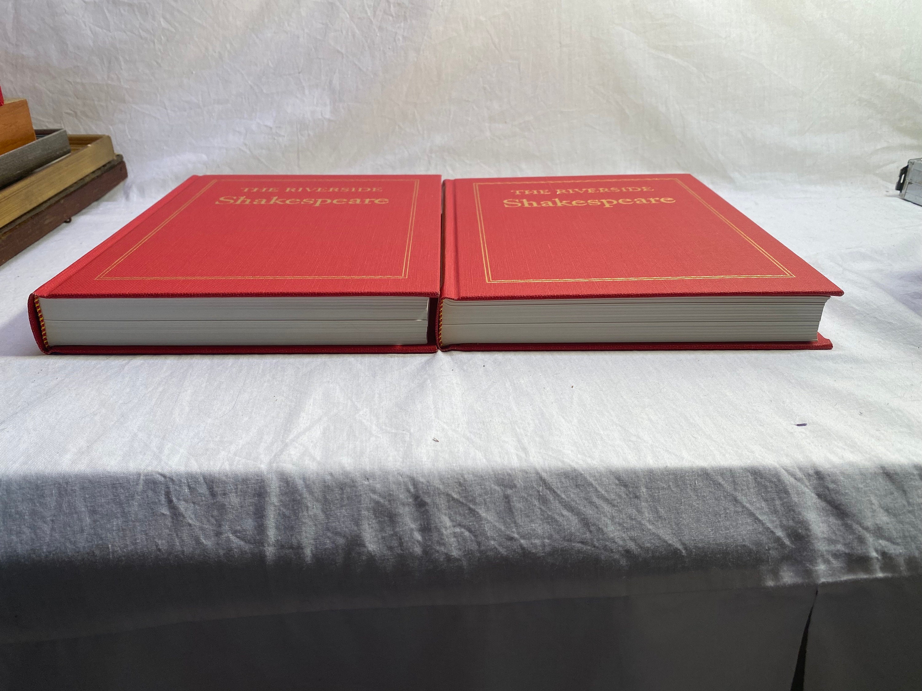 Red Hardcover Reproduction the Riverside by William Shakespeare 1974 - Etsy