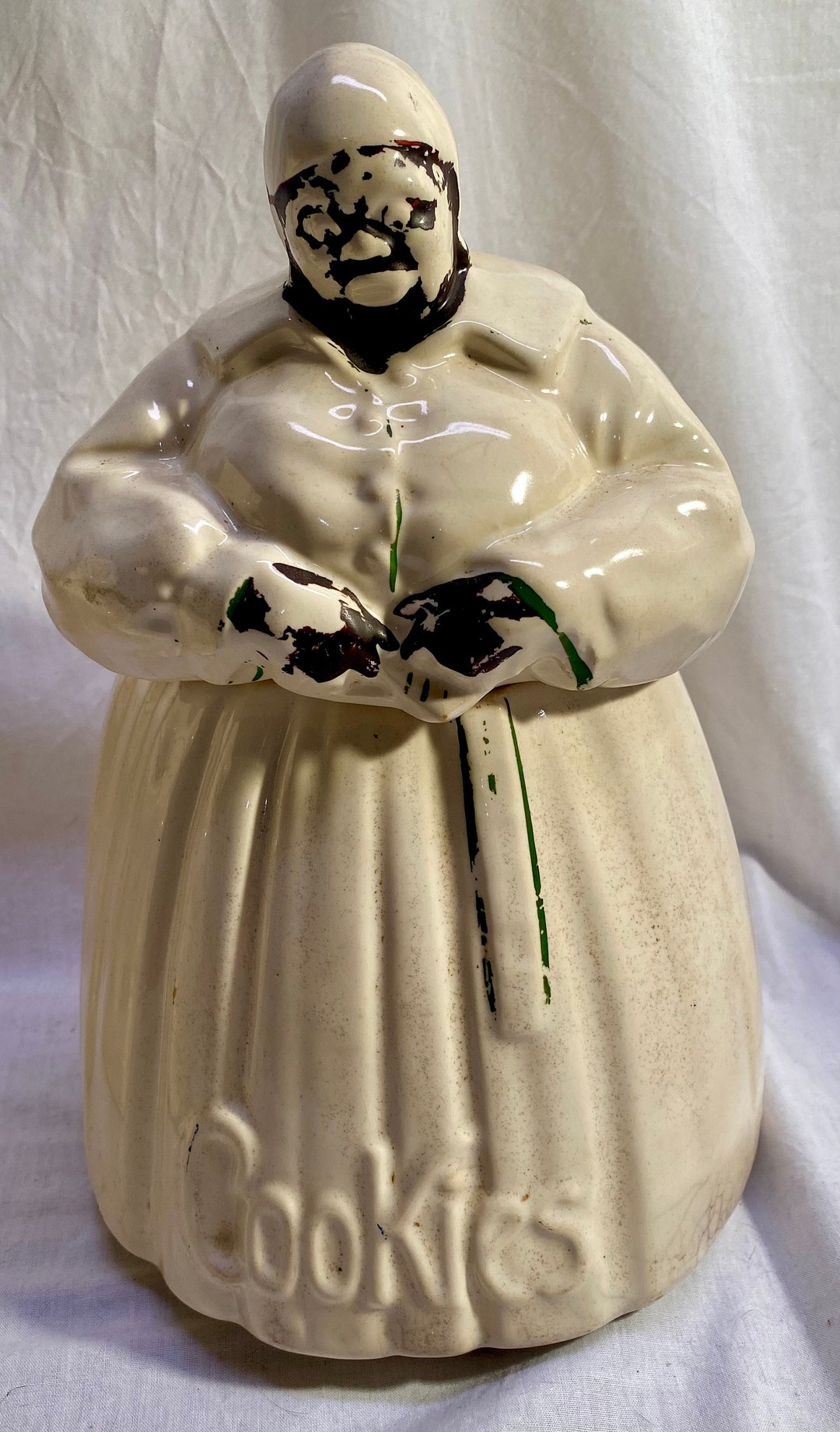 Original 1940s Mccoy Mammy Cookie Jar Unrestored - Etsy
