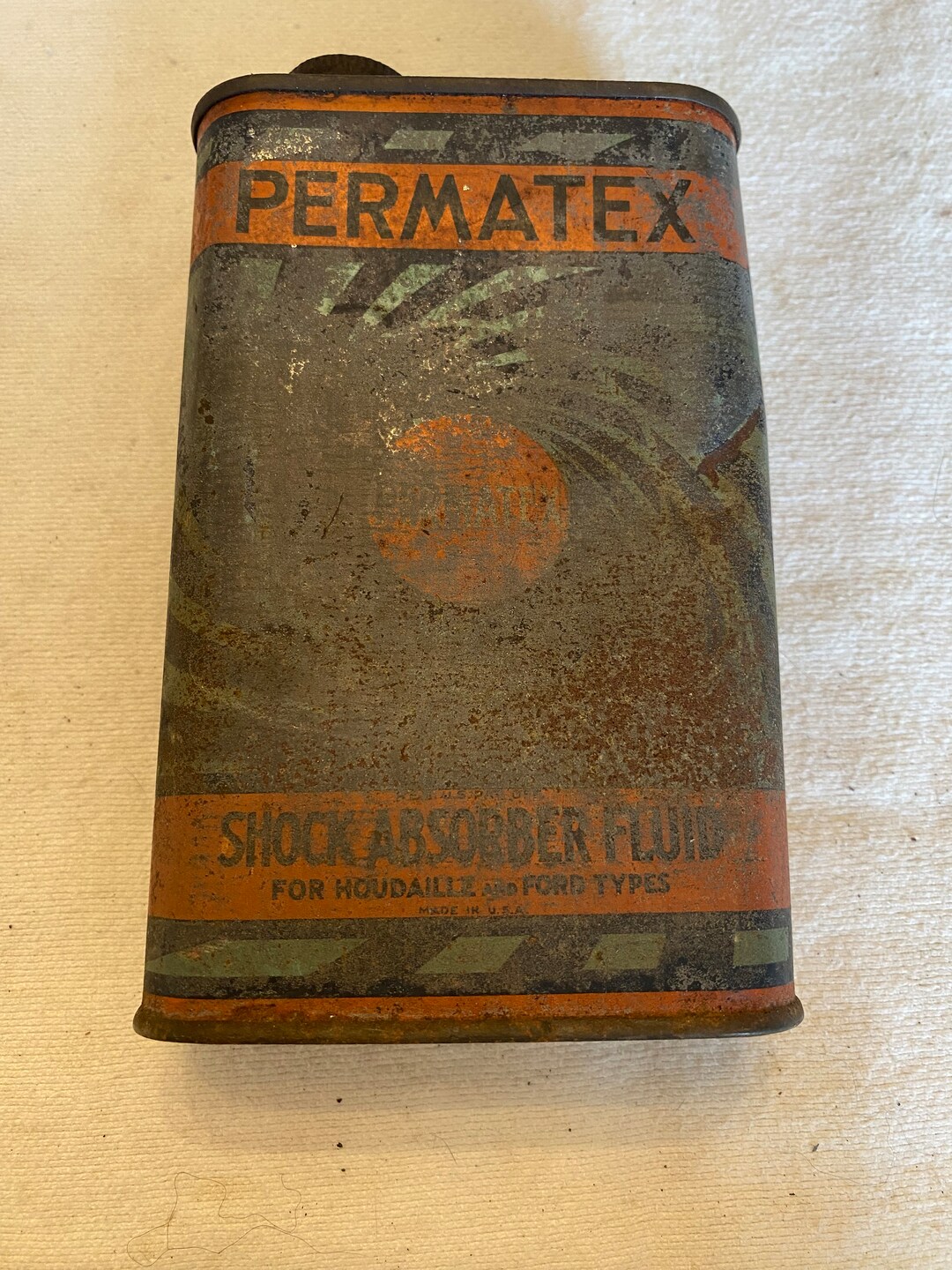 Vintage Permatex Shock Absorber Fluid Metal Can 1pt - Etsy