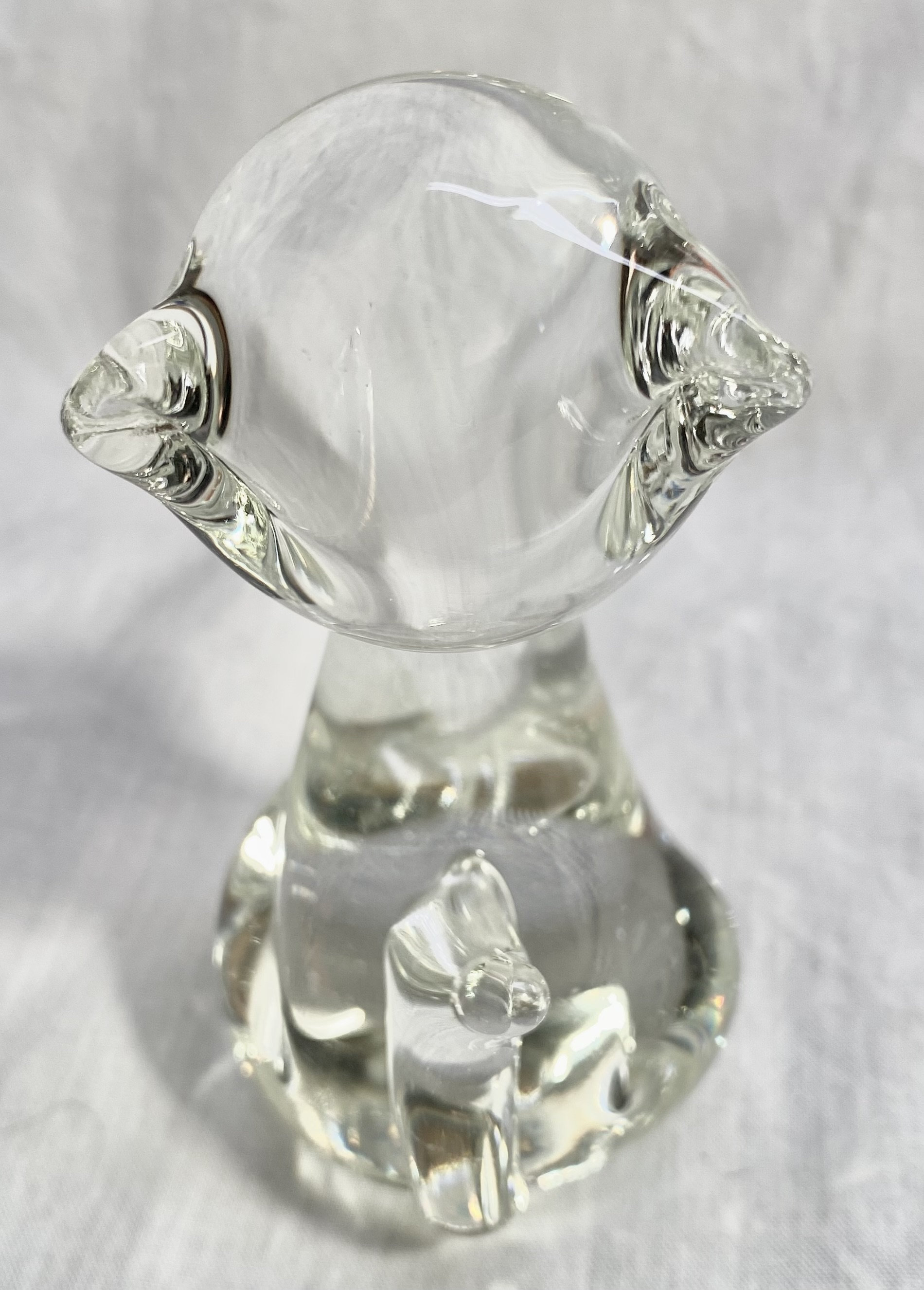 Vintage Murano Solid Glass Cat Paperweight - Etsy