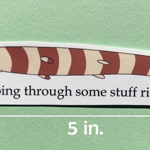 Furret Sticker: Going Through It - Etsy