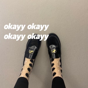 Sheer Polka Dots Crew Sock Transparent Ankle Socks Crystal - Etsy