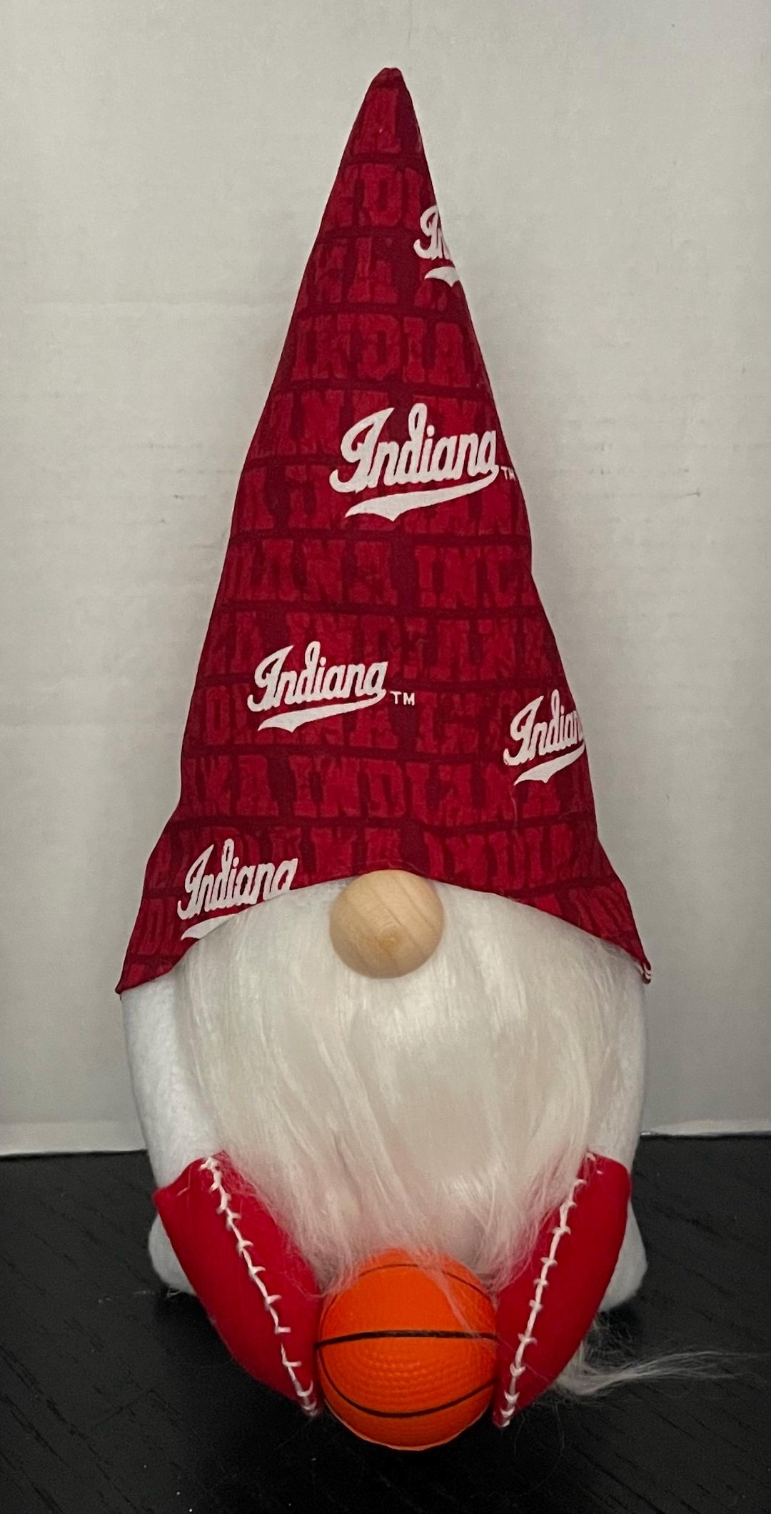 Indiana IU Gnome Holding Basketball, 12 Inches Tall - Etsy
