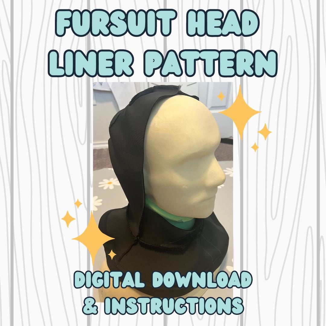 Fursuit Head Liner Pattern - Etsy