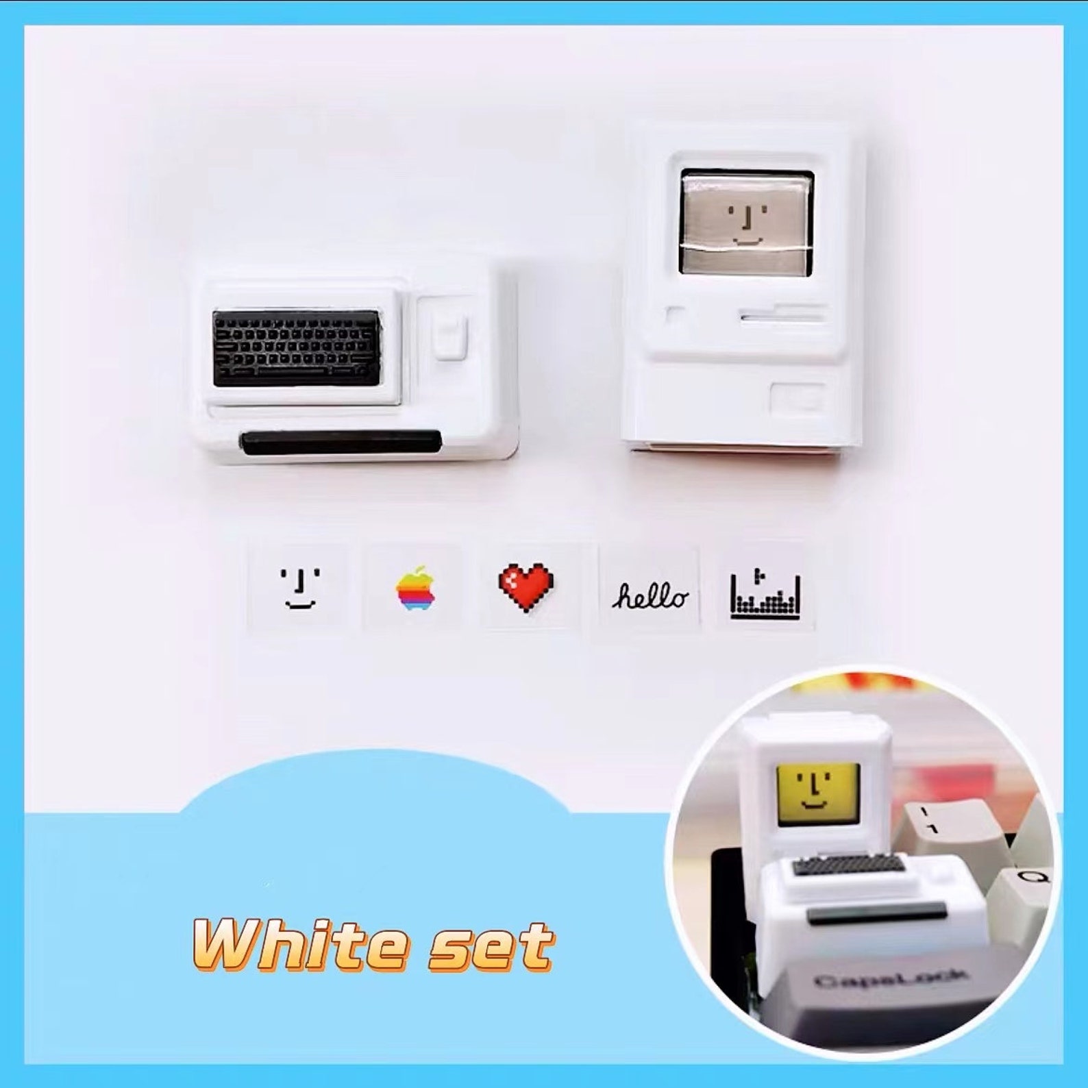 Apple Macintosh Mac Keycaps Artisan Retro Keycap Set Gifts - Etsy