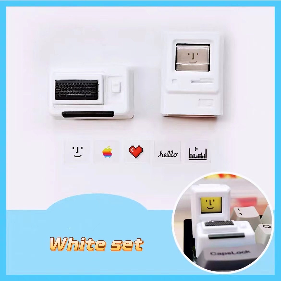 Apple Macintosh Mac Keycaps Artisan Retro Keycap Set Gifts - Etsy