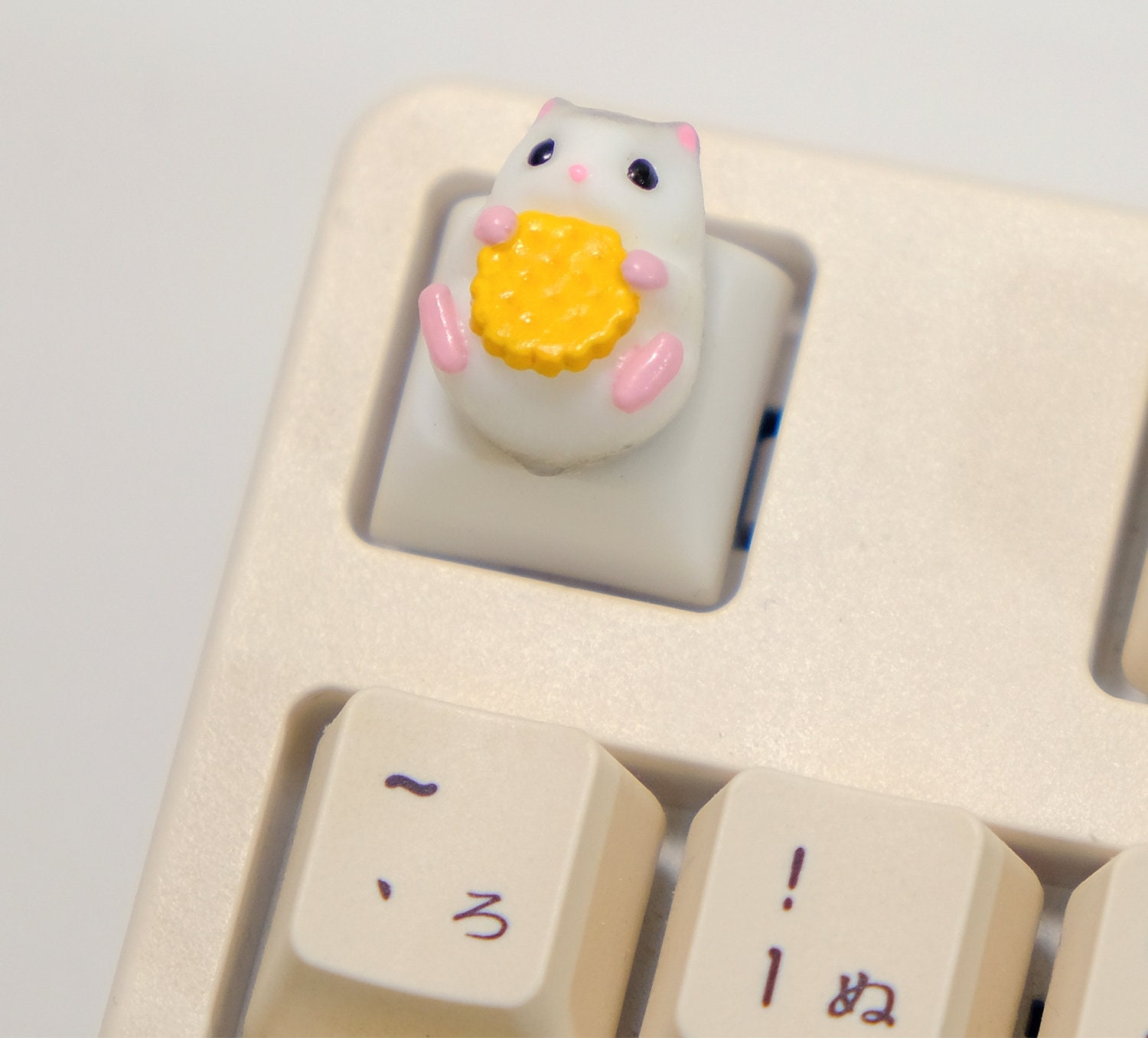 Cute Fat Hamster Artisan Keycaps Custom Resin Mechanical - Etsy