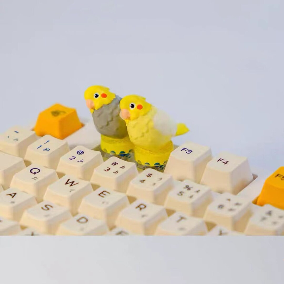 Custom Artisan Parrot Bird Keycaps Cute Mechanical Keyboard - Etsy
