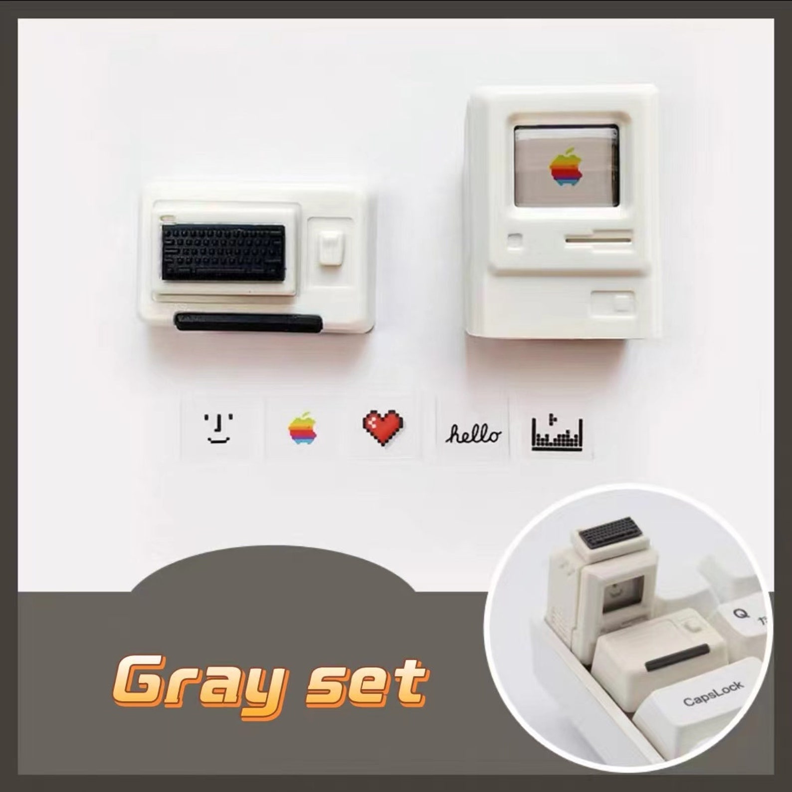 Apple Macintosh Mac Keycaps Artisan Retro Keycap Set Gifts - Etsy