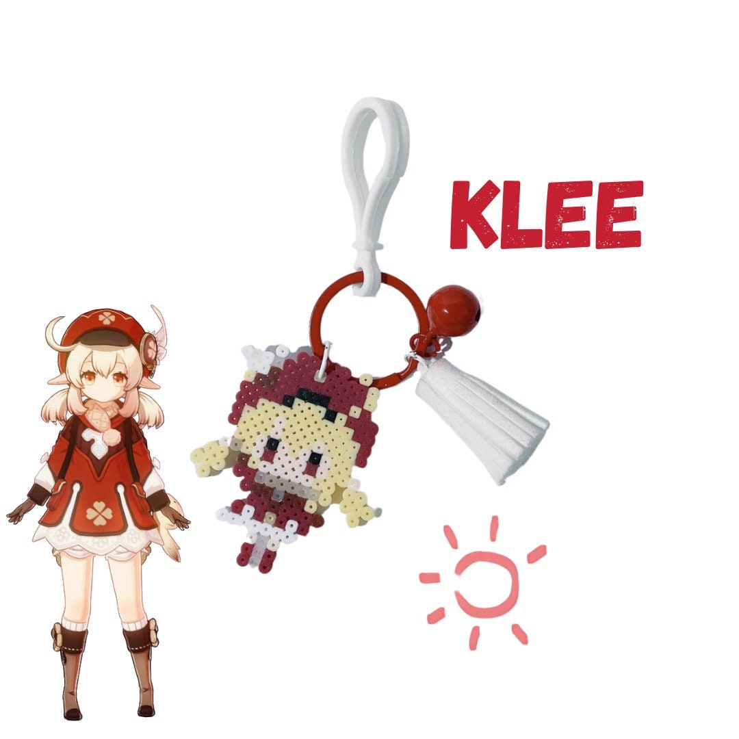 Klee Genshin Impact Inspired Anime Key Chain Pendant Cute Decoration ...
