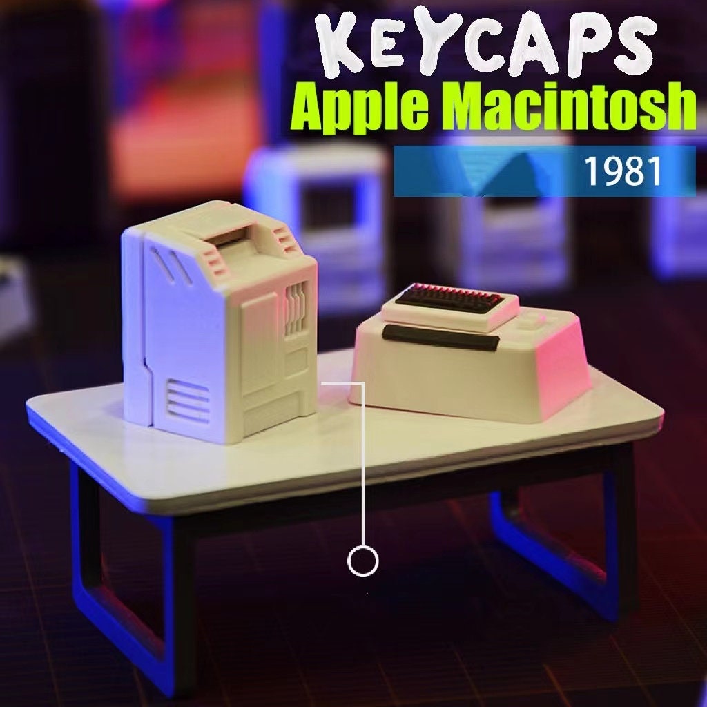 Apple Macintosh Mac Keycaps Artisan Retro Keycap Set Gifts - Etsy