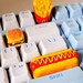 American Food Artisan Keycaps Cute Hamburger Resin Keycap Set Gifts - Etsy