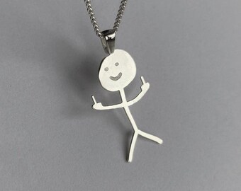 Doodle Necklace - Etsy