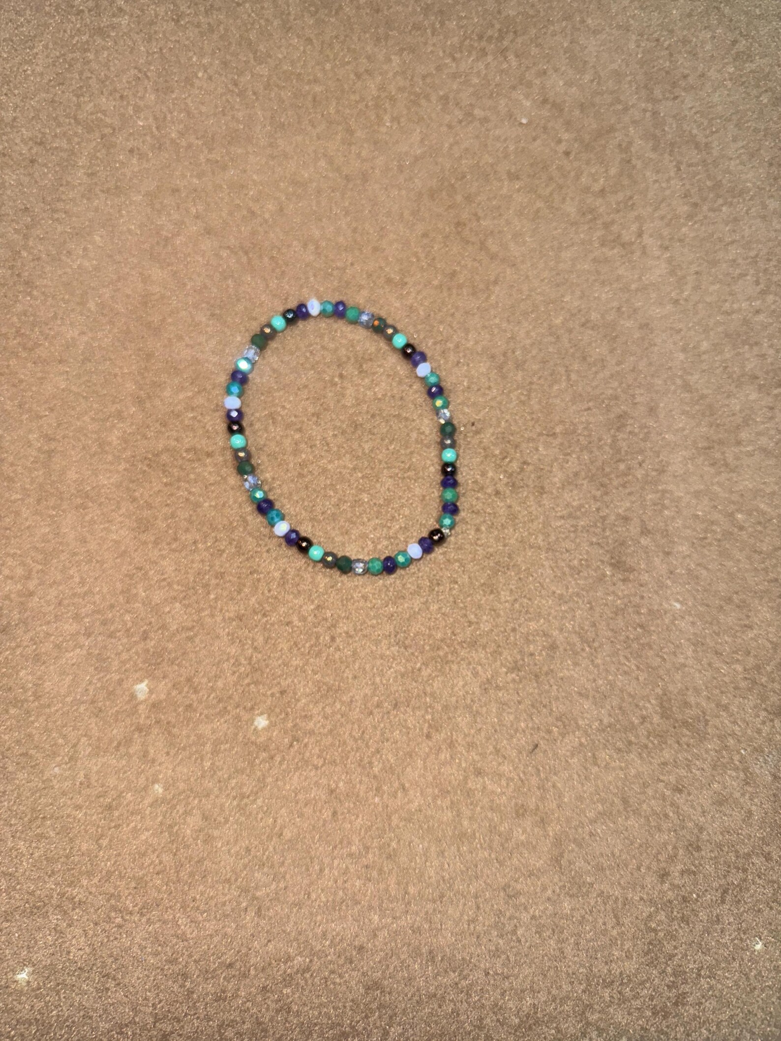 Multi-colored Bracelets -beaded Bracelets -handmade Bracelets -elastic ...