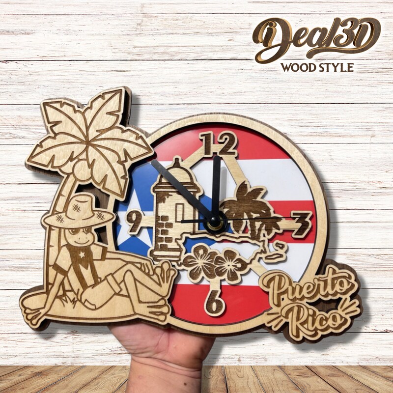 Reloj De Pared - Etsy