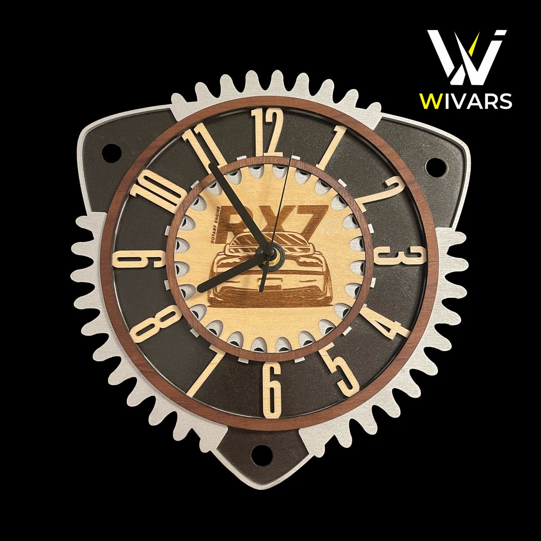 Rotary Engine Mazda Rx7 Clock - Etsy