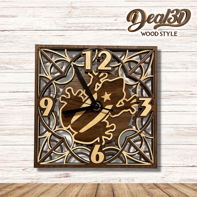 Reloj De Pared - Etsy