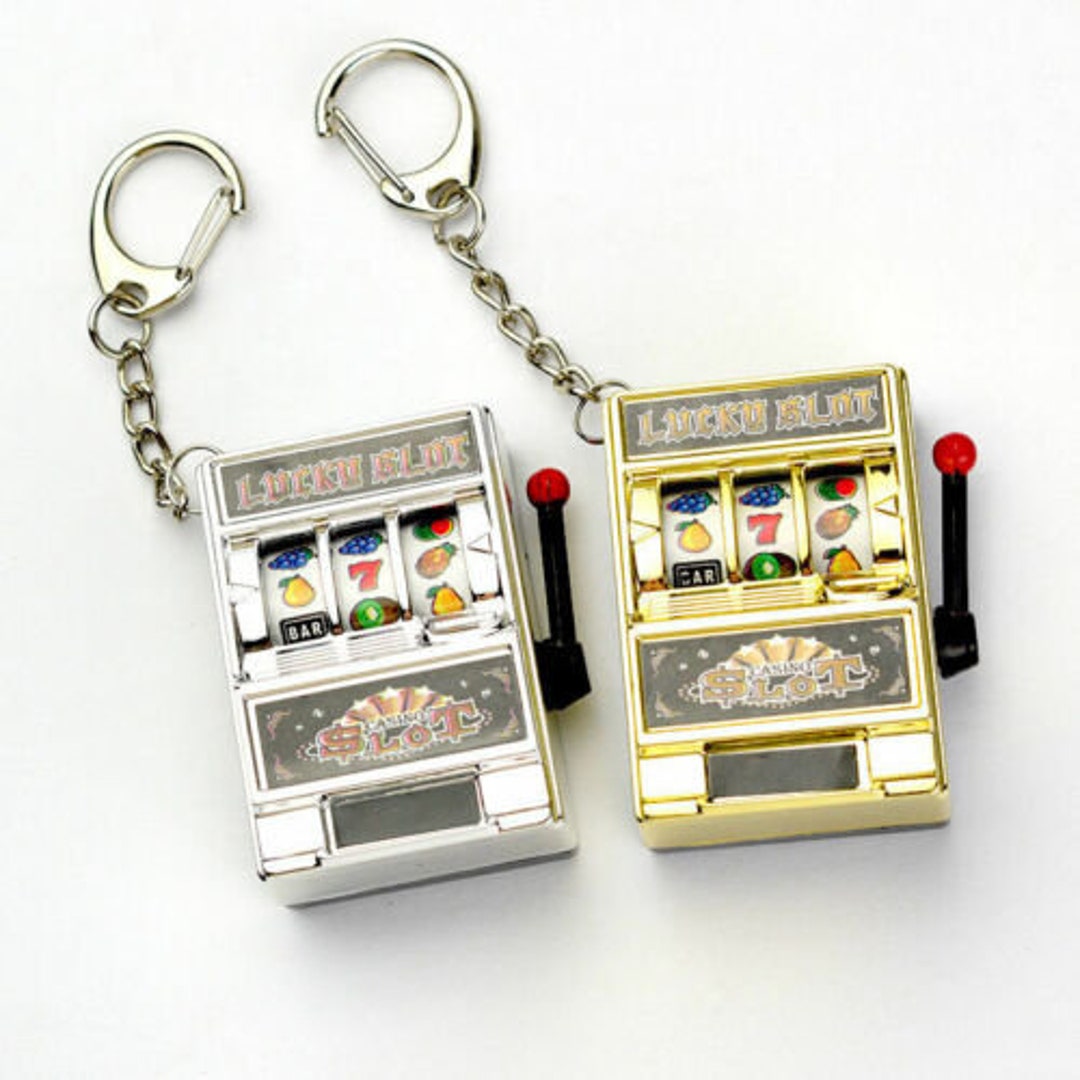 Vintage Toy Slot Machine Keychain Keychain Keychain Keychain - Etsy