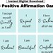 Positive Affirmation Card Deck, Vision Board Printables, Cards for Law ...