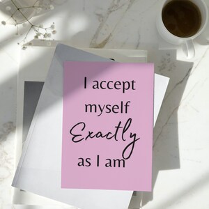 Positive Affirmation Card Deck, Vision Board Printables, Cards for Law ...