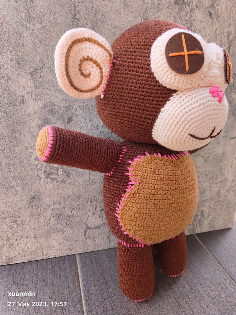Coco Mochi Monkey Crochet Amigurumi Pattern - Etsy
