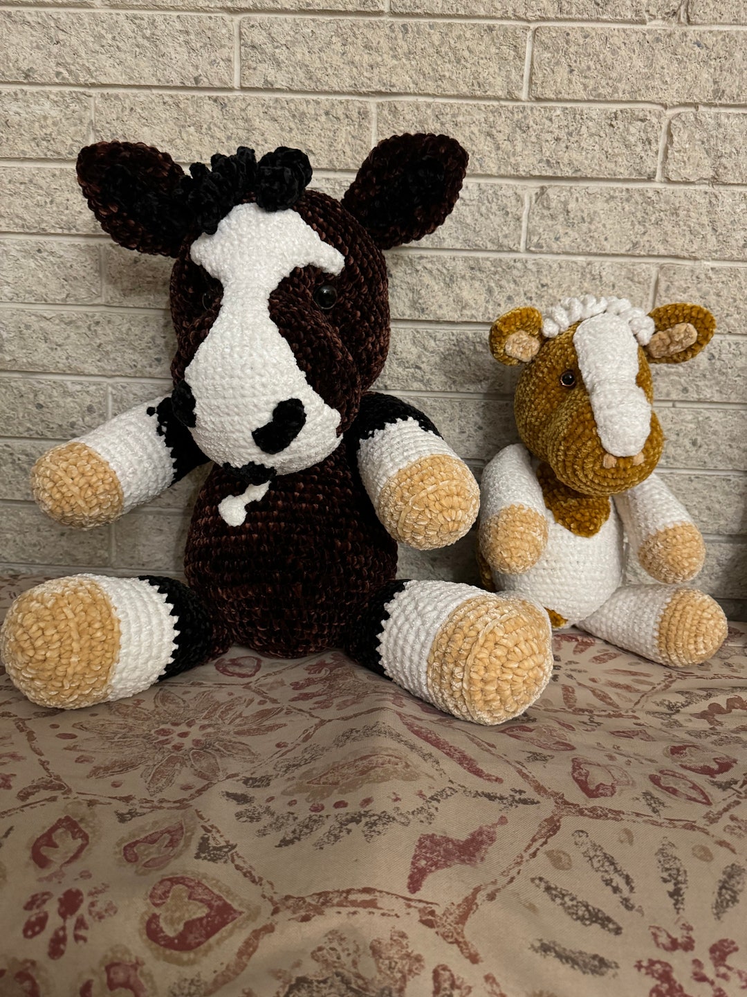 JUMBO Custom Velvet Horse Stuffie - Etsy