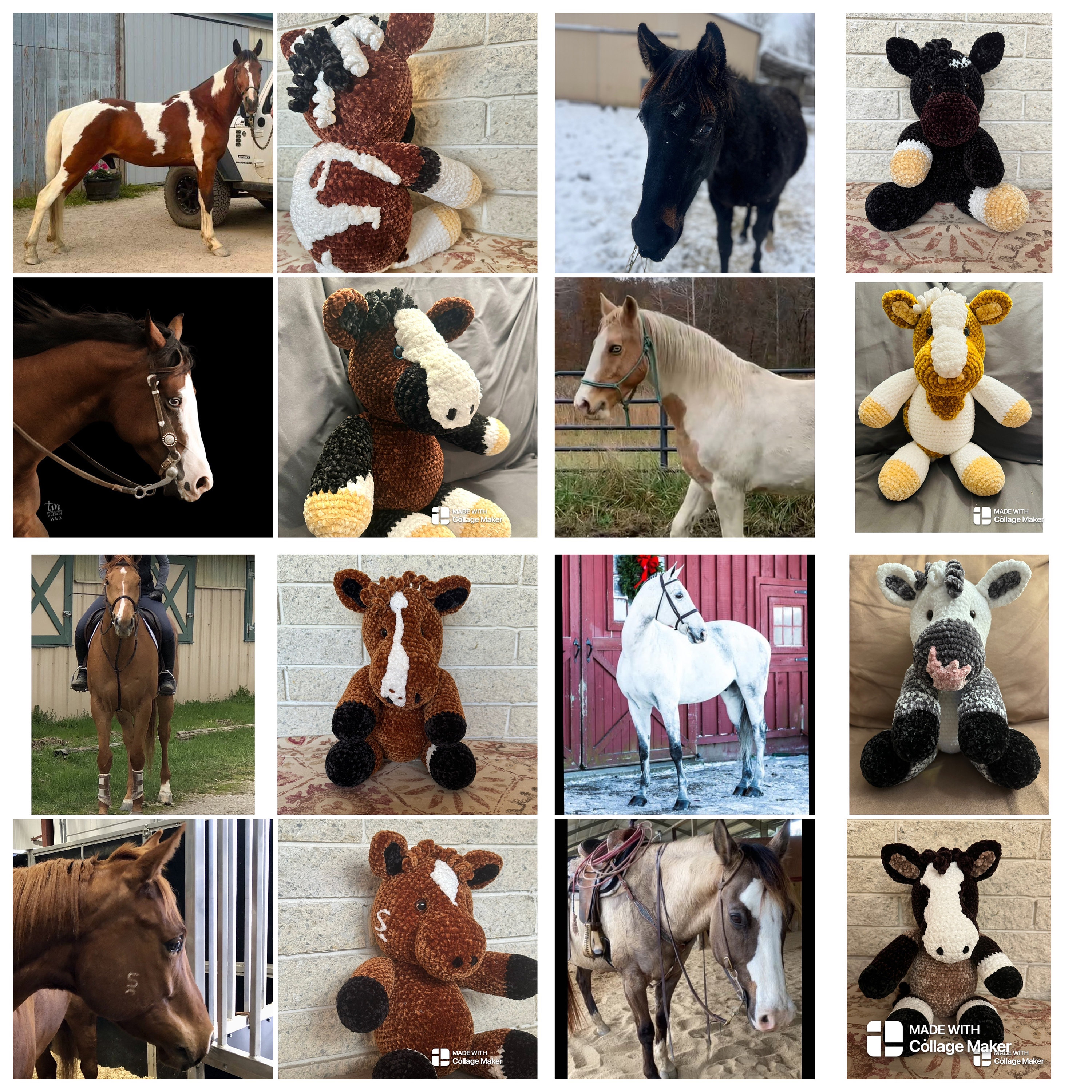Custom Velvet Horse Stuffie - Etsy
