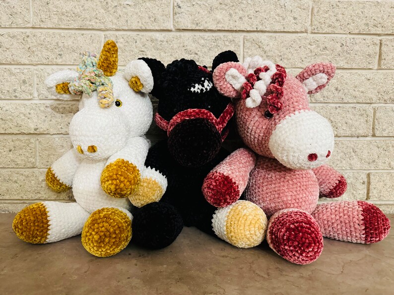 Custom Velvet Horse Stuffie - Etsy