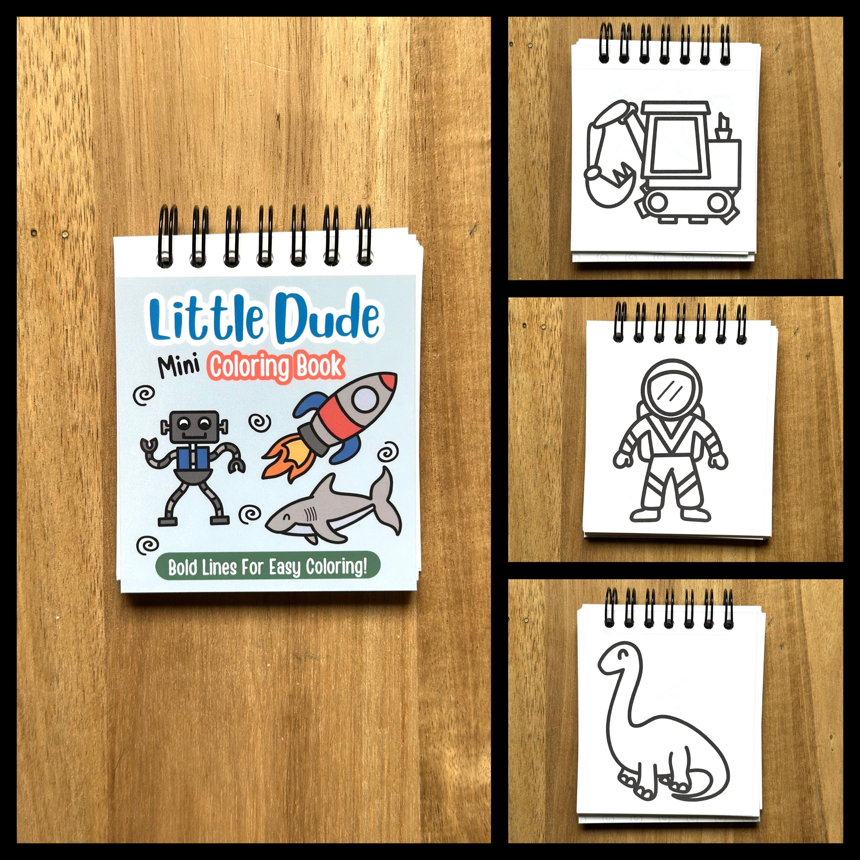 Mini Coloring Books, Travel Coloring Books, Stocking Stuffers, Kids ...