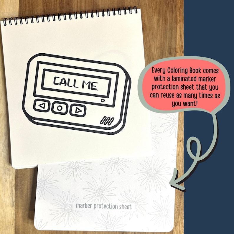 90's Coloring Book, Bold and Easy Coloring Book, Thick Lined Coloring ...