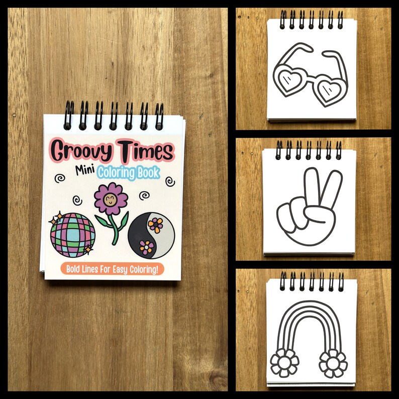 Mini Coloring Books, Travel Coloring Books, Stocking Stuffers, Kids ...