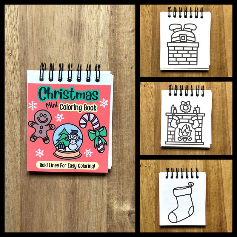 Mini Coloring Books, Travel Coloring Books, Stocking Stuffers, Kids ...