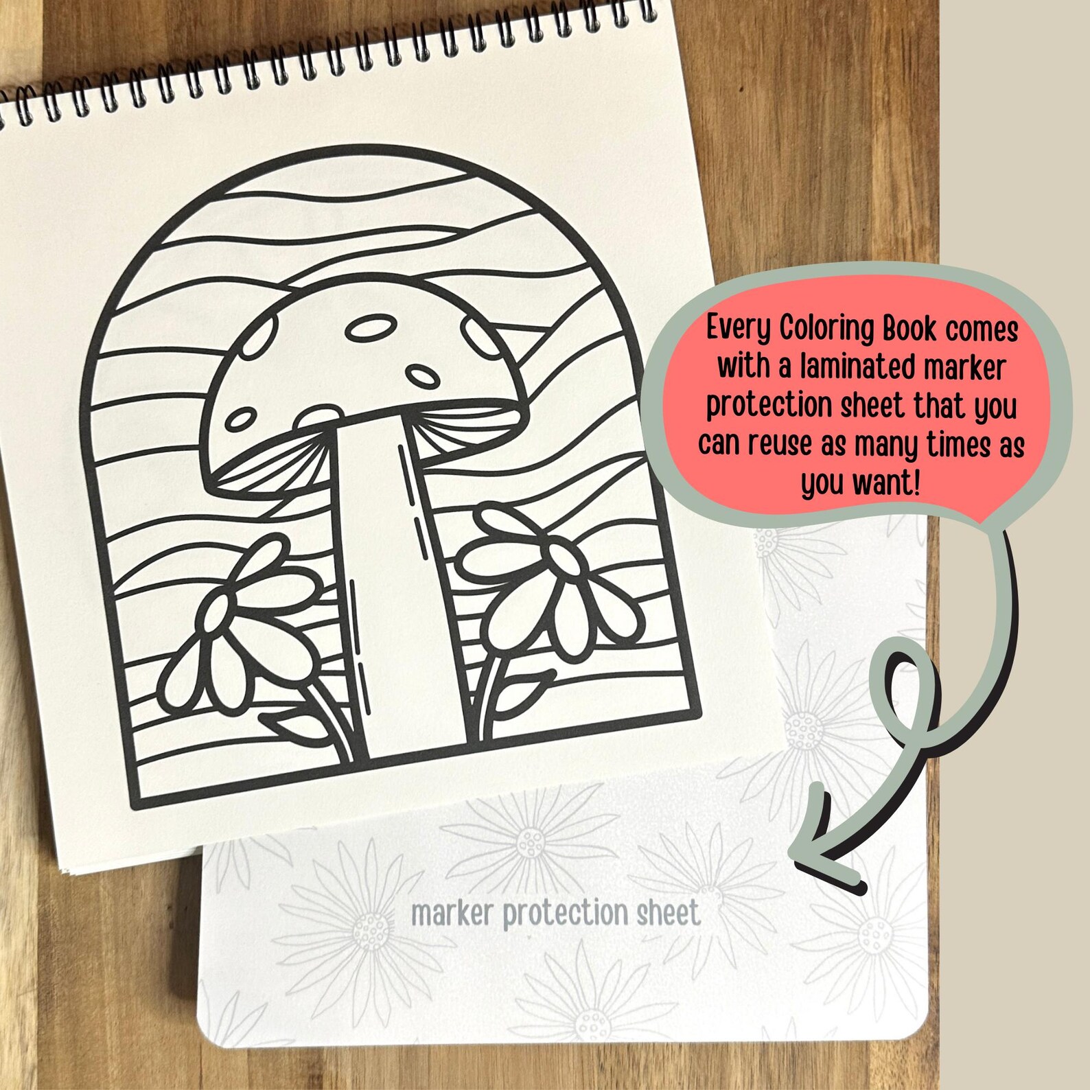 Boho Coloring Book, Bold and Easy Coloring Book, Thick Lined Coloring ...