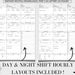 Nurse Report Sheet Med Surg, Nursing Brain, Hourly Layout Day & Night ...