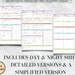 Nurse Report Sheet Med Surg, Nursing Brain, Hourly Layout Day & Night ...