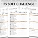 75 Soft Challenge Printable, 75 Soft Tracker, 75 Soft Printable, 75 ...